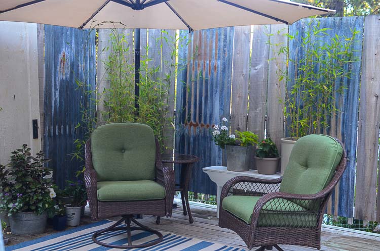 Back Deck for Fall - Flower Patch Farmhouse